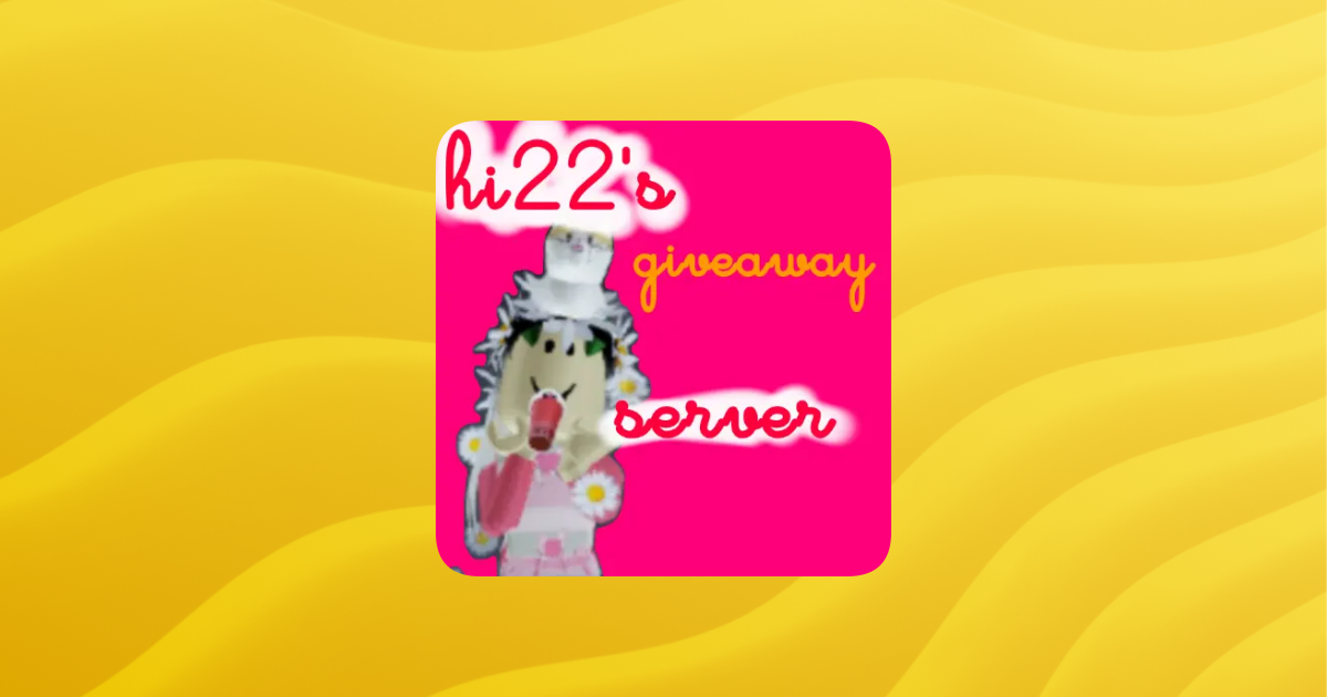 hi22's giveaway server - Guilded