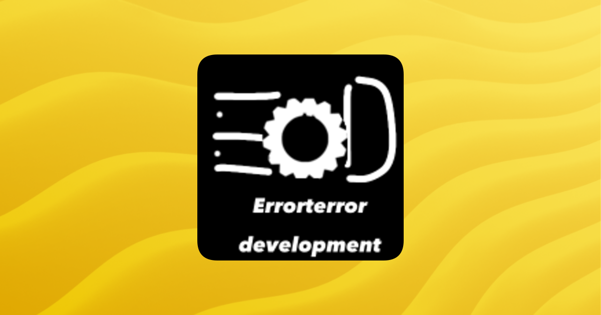 Errorterror development - Guilded