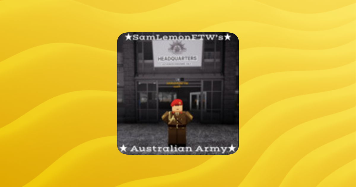 Australian Army roblox - Guilded
