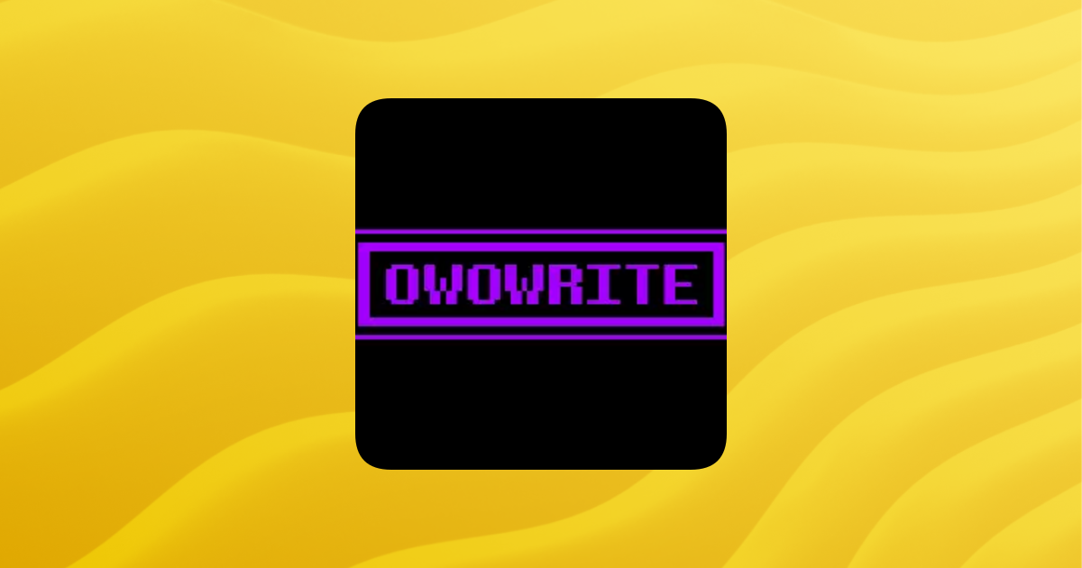 OwOWrite - Guilded