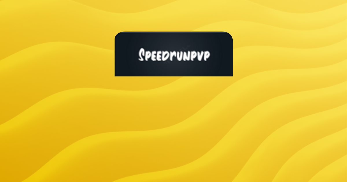 Overview - The SpeedrunPVP Group - Guilded