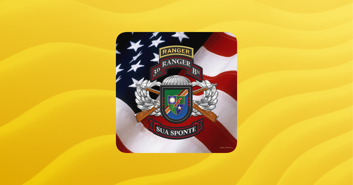75TH RANGER REGIMENT 3RD BN - Guilded