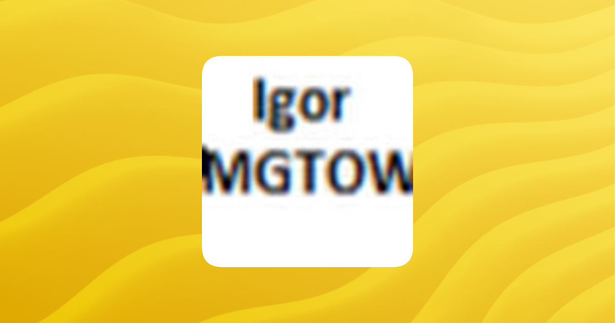 Overview - Igor MGTOW Server - Guilded