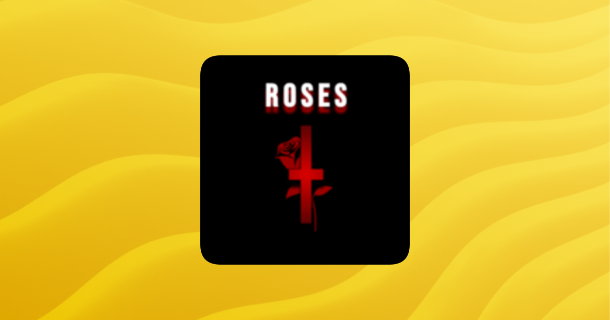 Roses Family Divine Mercy - Guilded